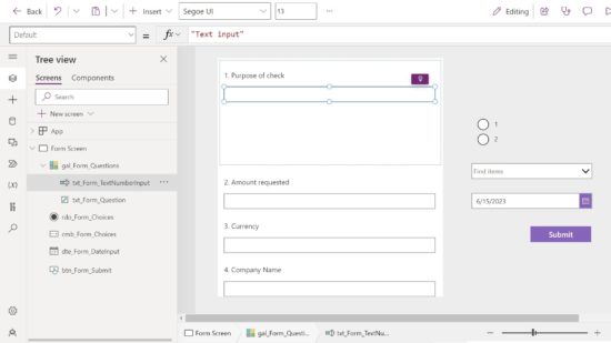 Power Apps Dynamic Forms - Generate Forms From Question List