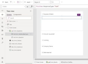 Power Apps Dynamic Forms - Generate Forms From Question List