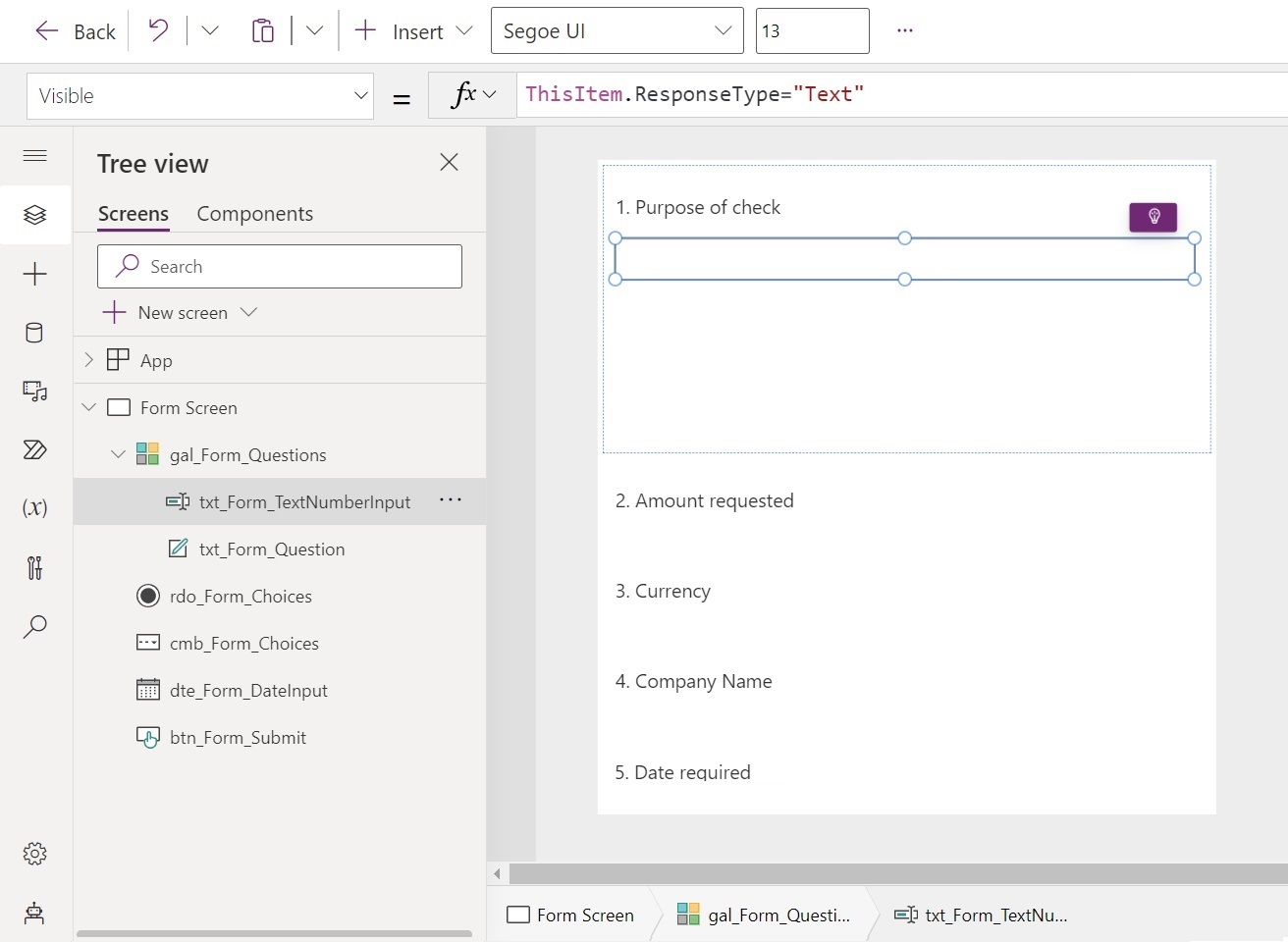 Power Apps Dynamic Forms - Generate Forms From Question List