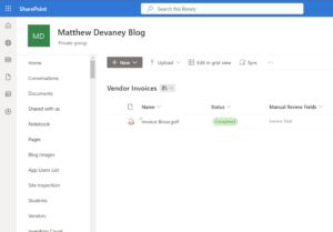 Extract Invoice Details With Power Automate And AI Builder
