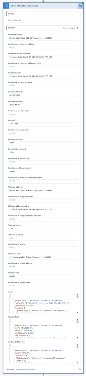 Extract Invoice Details With Power Automate And AI Builder