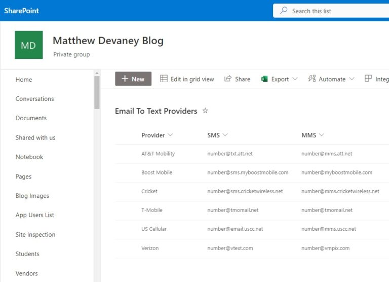 Send A Text Message (SMS, MMS) With Power Automate For Free
