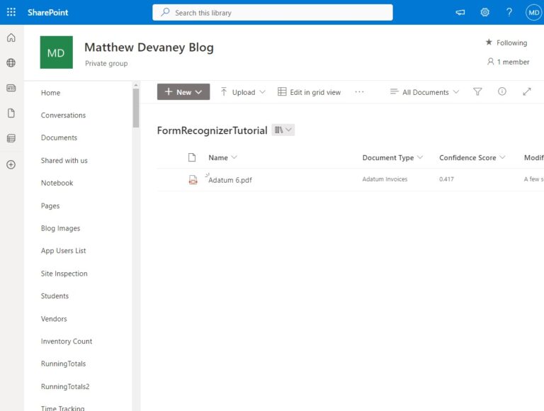 Document Classification With Power Automate And Azure AI