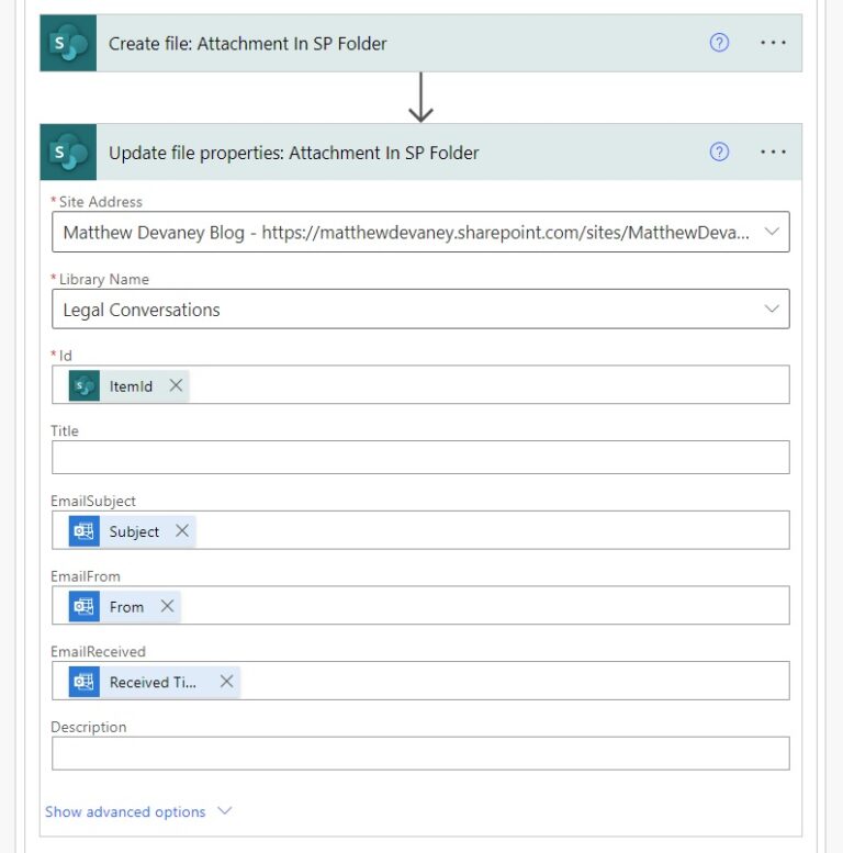 Power Automate: Save Email Attachments To SharePoint Library