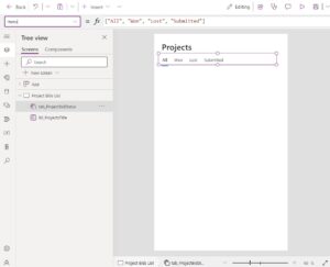Power Apps: Filter Gallery With A Tab List