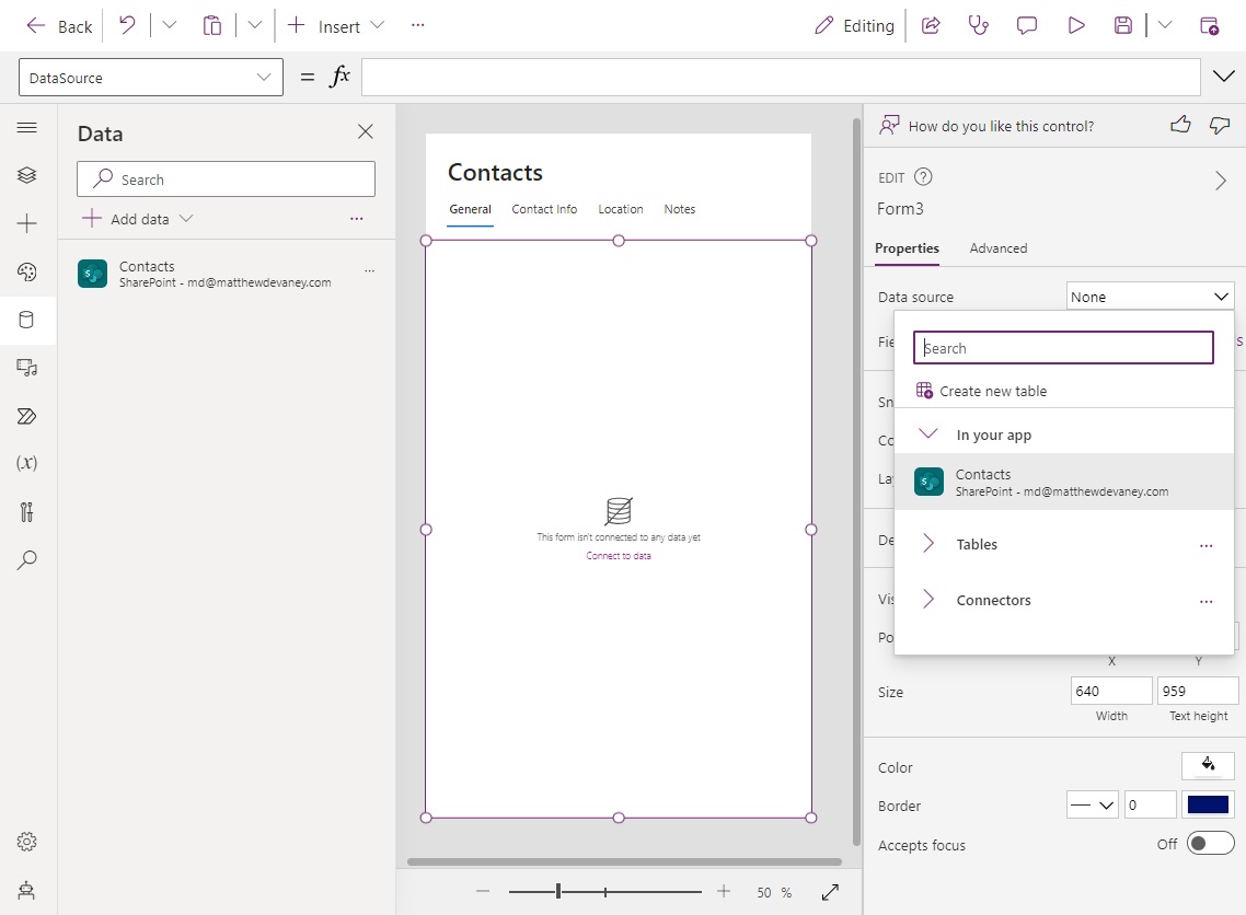 Power Apps Tabbed Form Using Tab List Modern Control