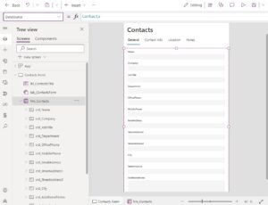 Power Apps Tabbed Form Using Tab List Modern Control