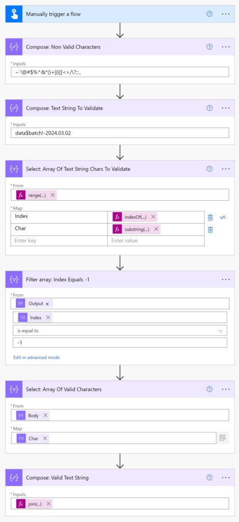 Power Automate: Remove Characters From A String