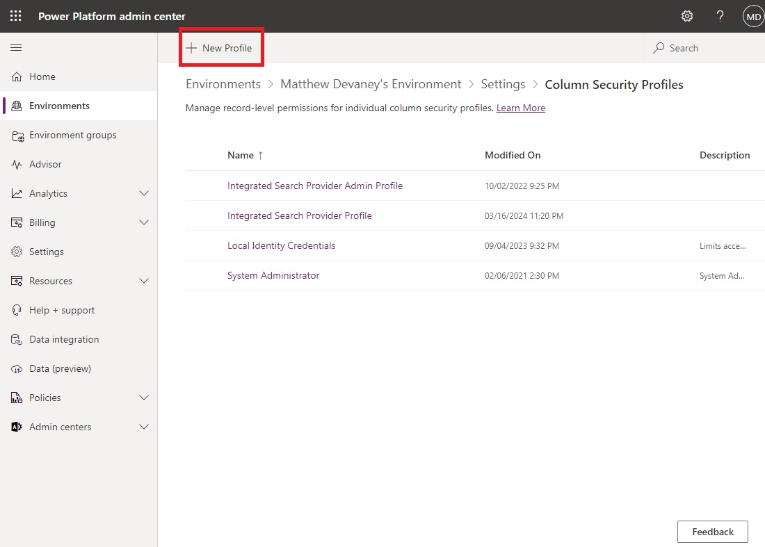 How To Enable Column Level Security In Dataverse