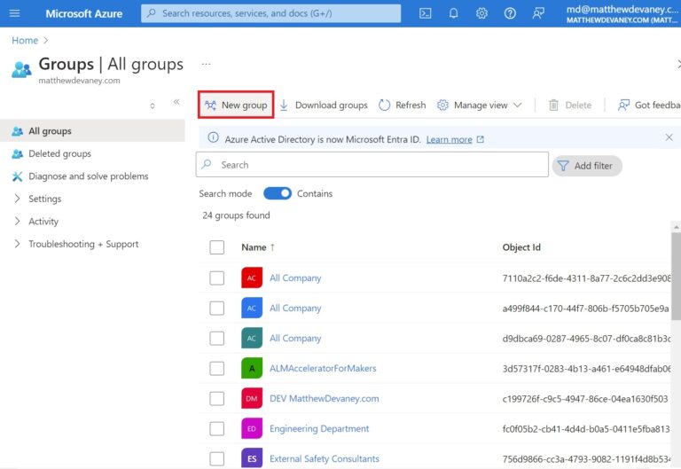 Share A Model-Driven App With An Entra Security Group