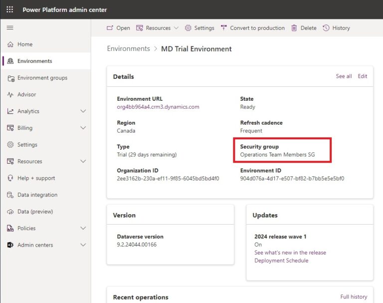 Share A Model-Driven App With An Entra Security Group