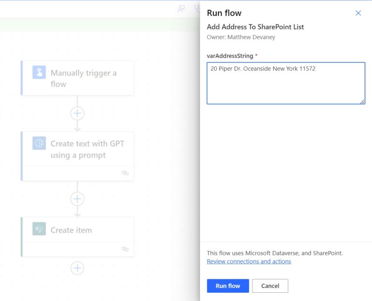Power Automate: Create Text With GPT & AI Prompts