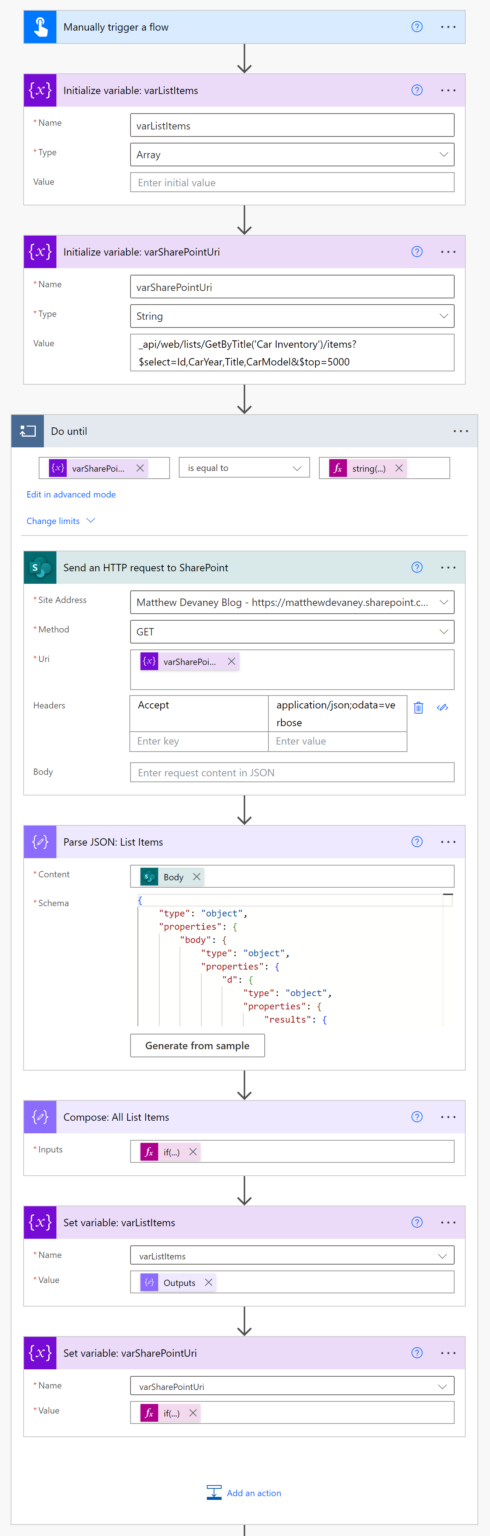 Get Over 5000 Items From A SharePoint List In Power Automate
