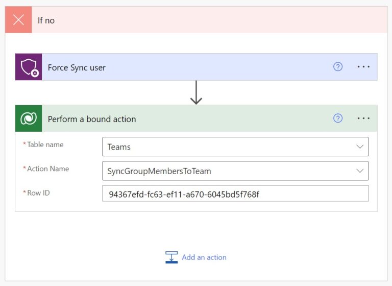Force Sync Users From Entra Security Group To Dataverse Team