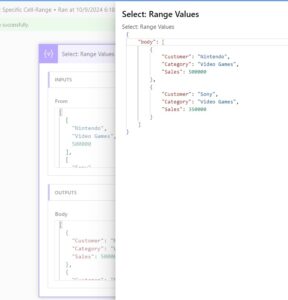 Power Automate Excel Get The Value Of A Cell Or Range