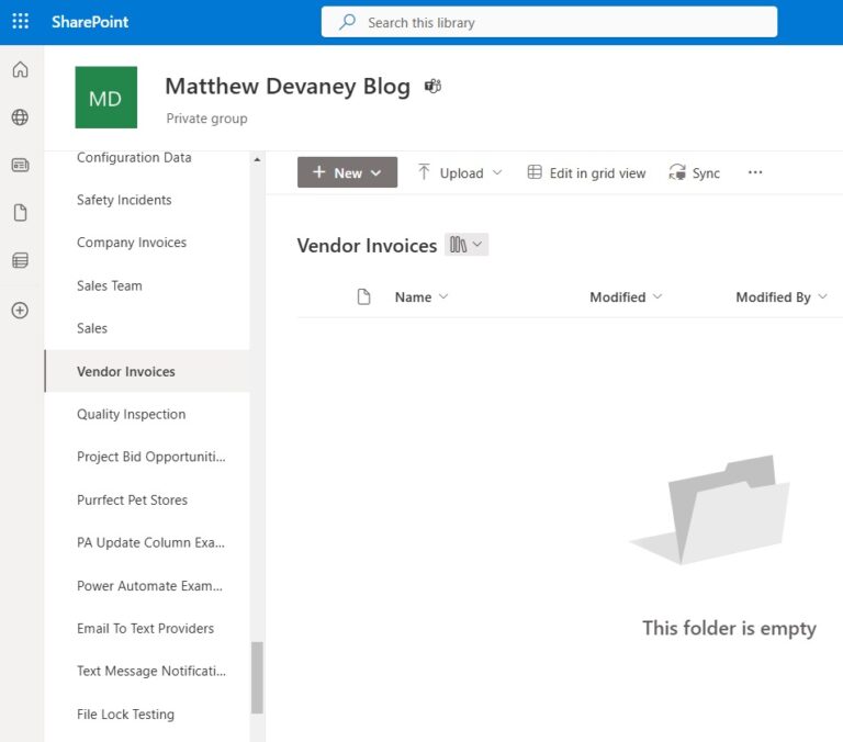 Power Automate Copy Files From Network Drive To SharePoint