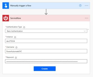 Create A Connection To ServiceNow In Power Automate