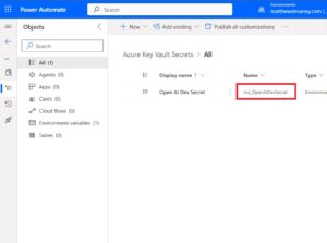 How To Setup A Power Platform Environment Variable Secret
