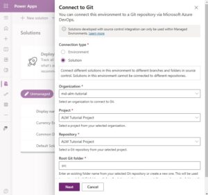Setup Dataverse Git Integration For A Solution - Matthew Devaney