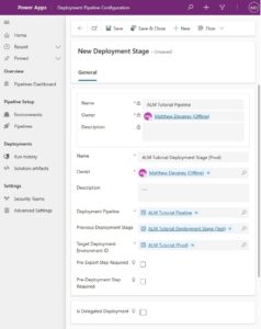 Create A Power Platform Pipeline - Matthew Devaney
