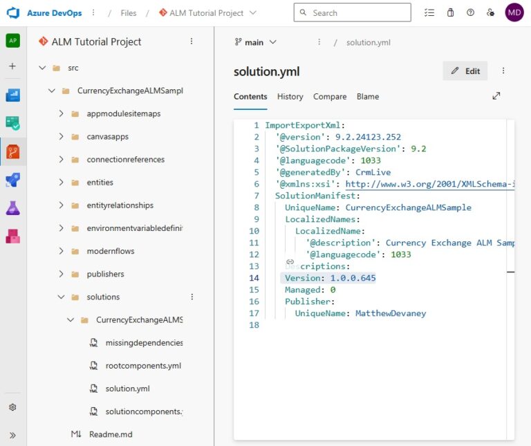 Dataverse Git Integration: Commit Code Changes To A Git Repo - Matthew Devaney