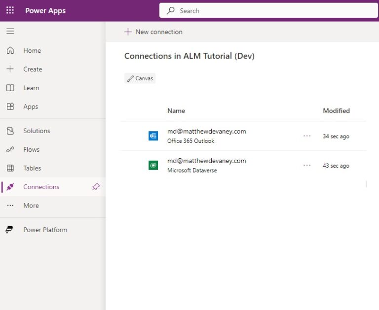 Import The Sample Solution Into The Dev Environment - Matthew Devaney