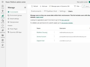Setup A Power Platform Service Account - Matthew Devaney