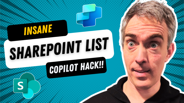 Copilot Studio SharePoint List Knowledge Workaround