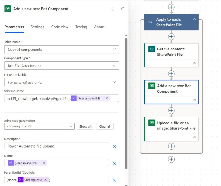 How To Add Copilot Studio Knowledge Files Using Power Automate