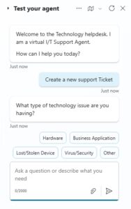 Change The Copilot Studio Agent Welcome Message