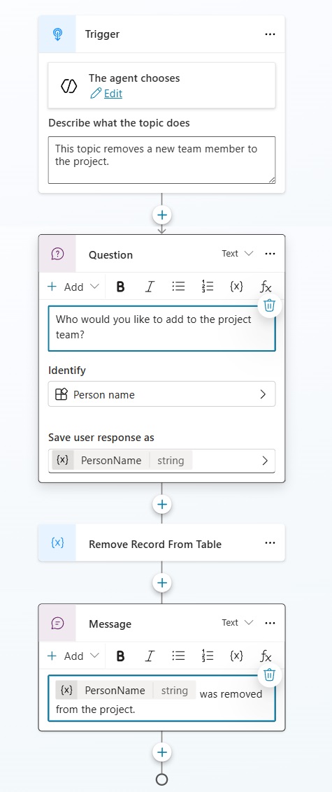 Add A Record To A Table Variable In Copilot Studio