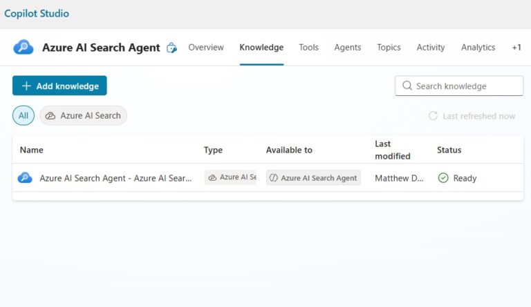 Copilot Studio: Azure AI Search Complete Setup Guide