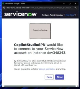 Copilot Studio: ServiceNow Connect Knowledge Base + Incidents