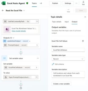 Copilot Studio Autonomous Agent To Read & Write Excel Files