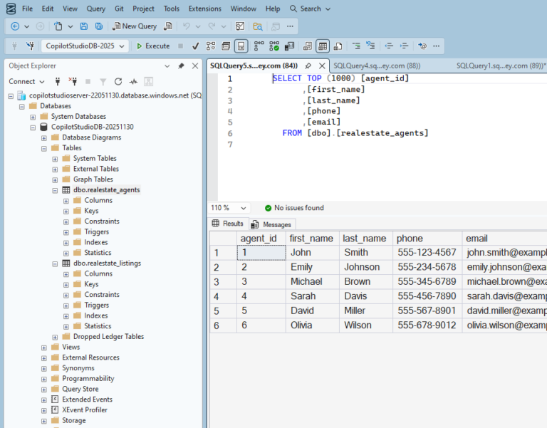 Copilot Studio: Connect An Azure SQL Database As Knowledge