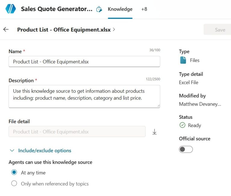 Copilot Studio: Generate Word Document From A Template